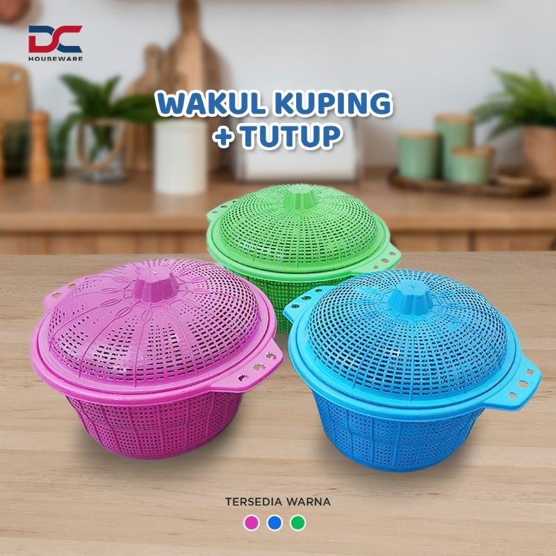 Jual (1 PCS ) (WAKUL KUPING+TUTUP) - Wakul waskom hajatan / Wakul warna ...