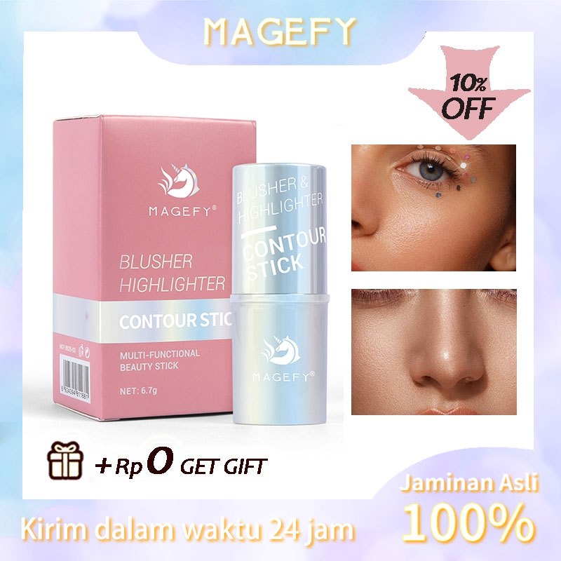 Jual 【CUCI GUDANG】Multi-use Makeup Stick Blush Highlight Shadow Stick ...