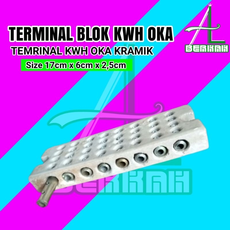 Jual Terminal Blok Kwh Oka Keramik 3 Phase Terminal Blok Kramik 3Phase ...