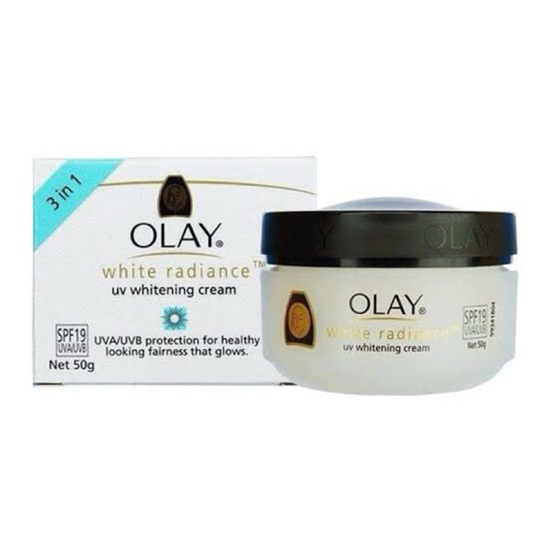 Jual Olay White Radiance UV Whitening Cream 50g - Olay White Radiance 50g | Shopee Indonesia