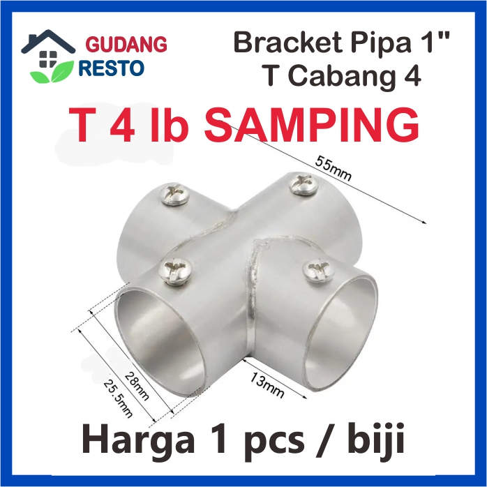 Jual Bracket Pipa Bulat 1" Besi 1 Inch 25mm 25 mm Gorden Lemari Baju ...