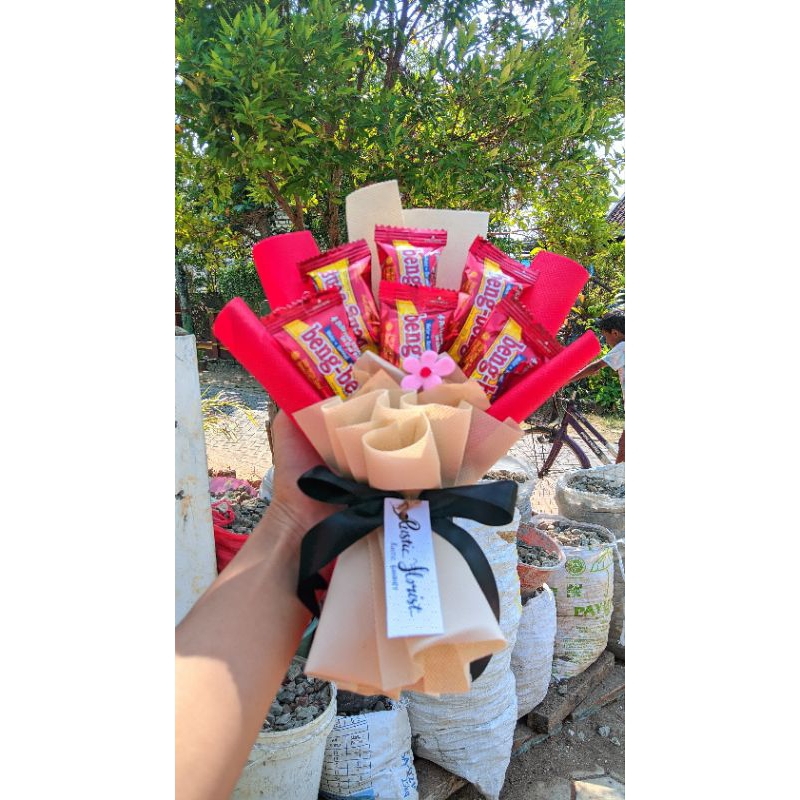 Jual Termurah Buket snack beng beng/ buket hadiah / buket snack/hadiah ...