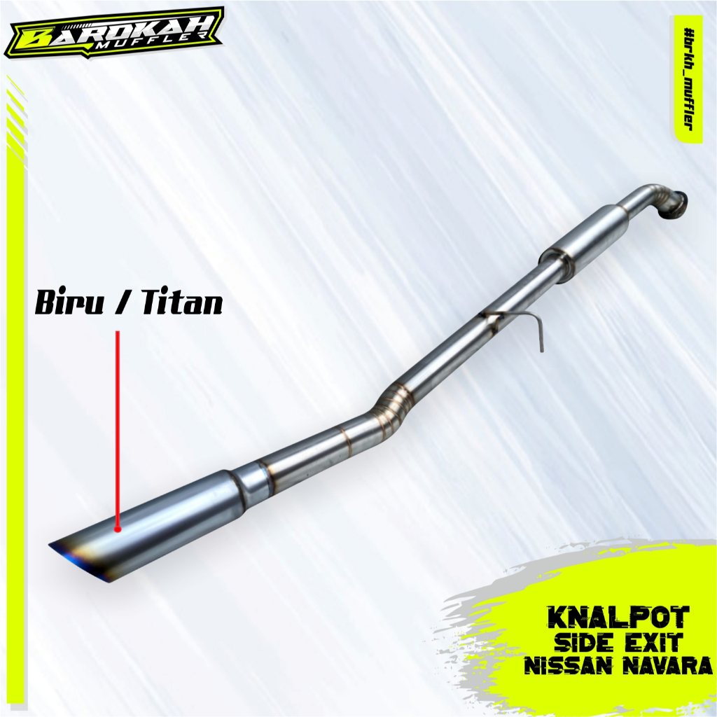 Jual KNALPOT BOLT ON SIDE EXIT NISSAN NAVARA | Shopee Indonesia