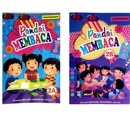 Jual Buku Pandai Membaca 2A dan 2B untuk, TK dan SD /Buku Belajar Anak ...