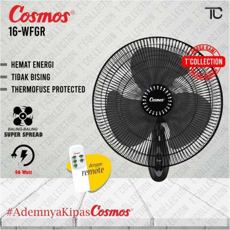 Jual Cosmos 16WFGR Kipas Angin Dinding 16 inchi Di Lengkapi ROMETE ...