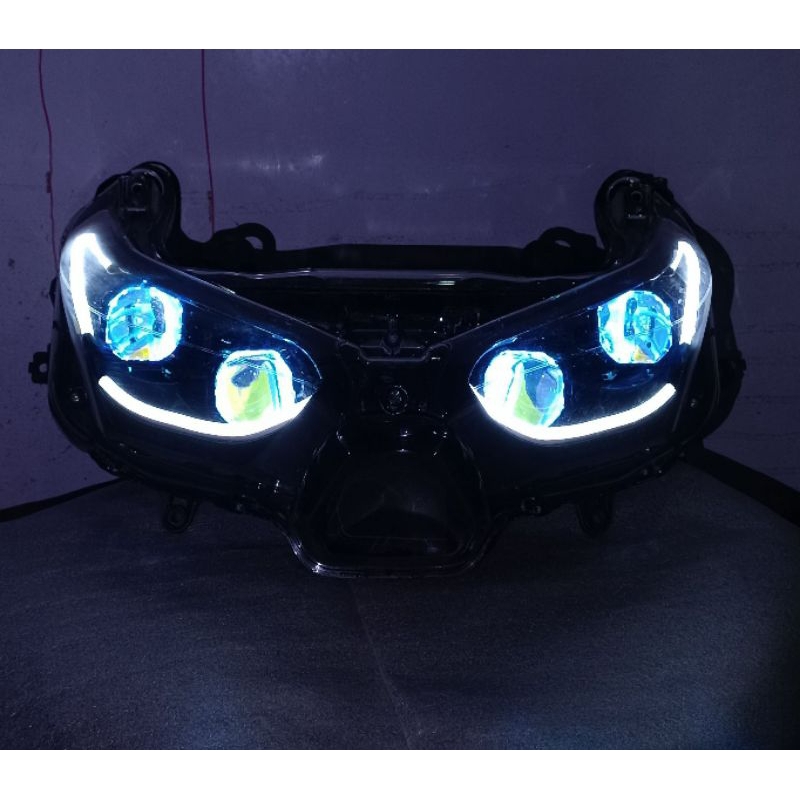 Jual CUSTOM LAMPU BILED XMAX OLD LAMPU DEPAN LAMPU BILED YAMAHA XMAX ...