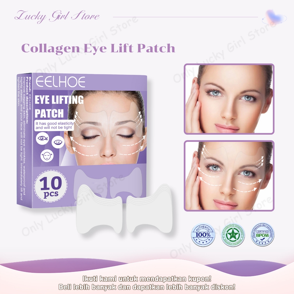 Jual EELHOE Eye Lifting Patch 10pcs Firming Face Wrinkle Removal Sticker Mengurangi Kerutan Mata ...