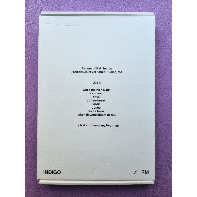 Jual Album Indigo RM Unsealed New | Shopee Indonesia