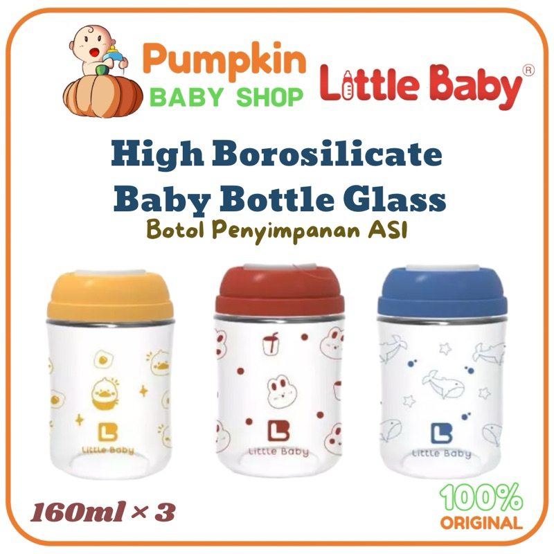 Jual Little Baby Botol Kaca Asi 160ml isi 3pc | Shopee Indonesia
