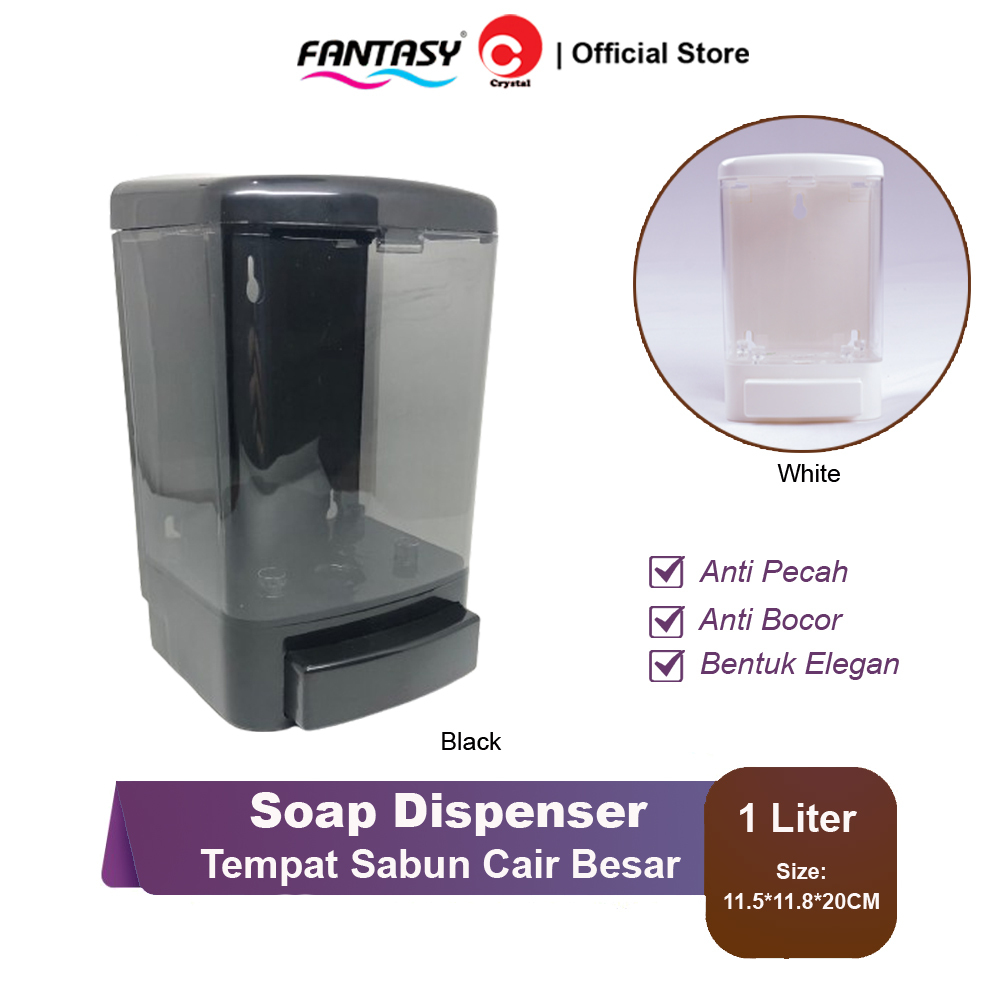 Jual Fantasy Crystal Soap Dispenser 9080 1000ml Tempat Sabun Cair 1 Liter | Shopee Indonesia