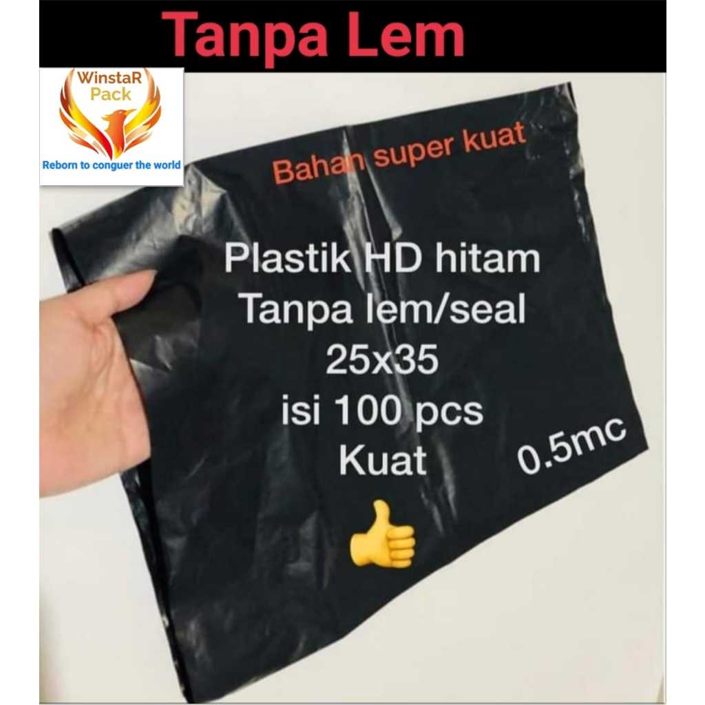 Jual Plastik Packing HD 25 x 35 TANPA LEM - Plastik Packing HD 25 X 35 ...