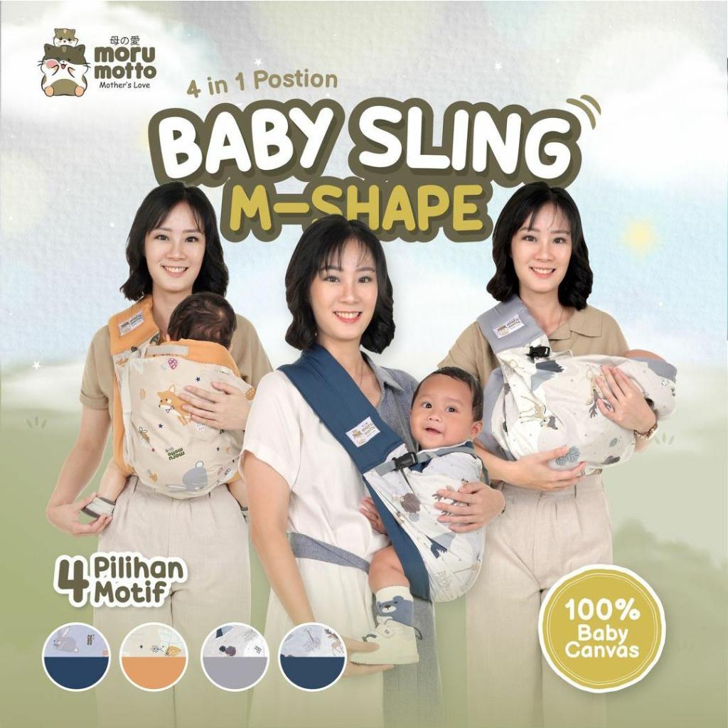 Jual Moru motto Gendongan Sling M Shape Zoo | Shopee Indonesia
