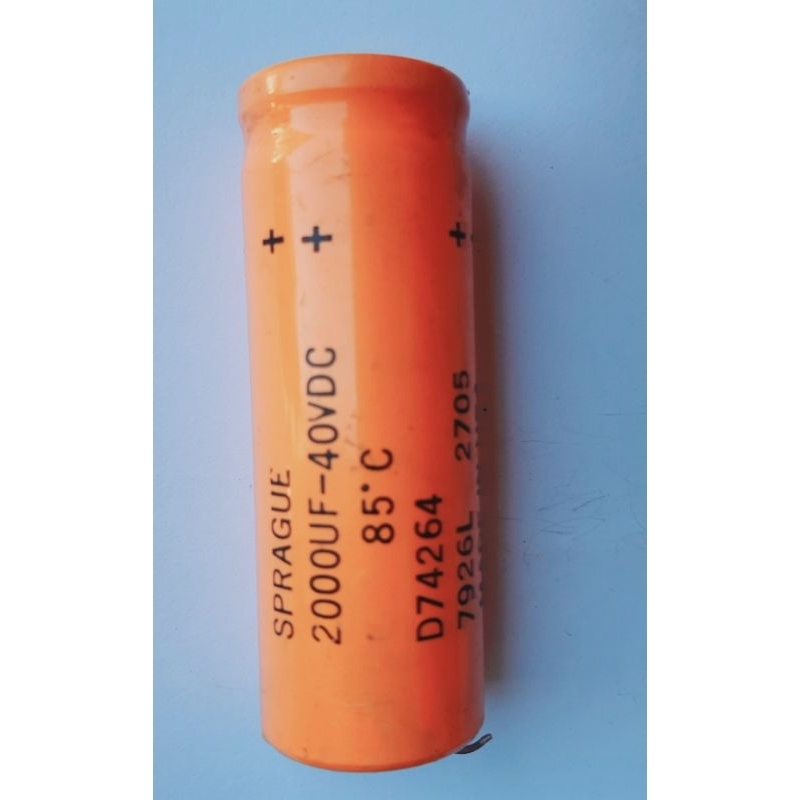 Jual SPRAGUE CAPACITOR 2000uf 40V | Shopee Indonesia