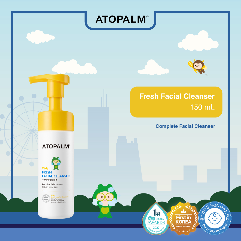 Jual ATOPALM Fresh Facial Cleanser Kids 150ml - Sabun Cuci Muka Anak ...