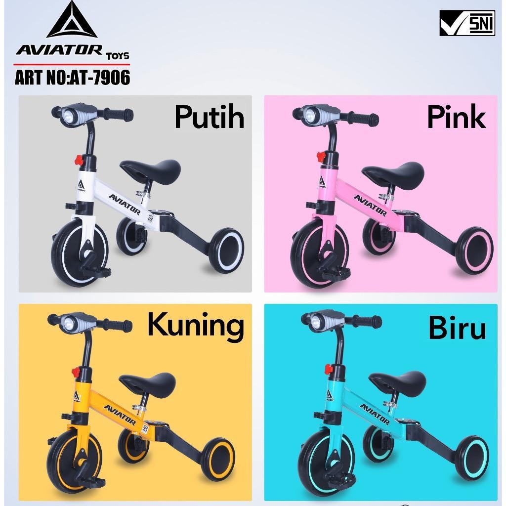 Jual Sepeda Roda Tiga - Push bike AVIATOR AT 7906 Balance Bike ...