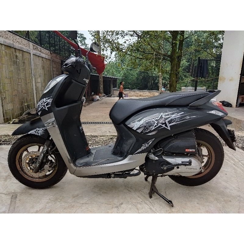 Jual Striping Sticker Genio transparan design costume motif bintang ...