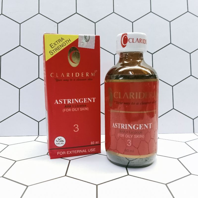 Jual toner clariderm astringent no 3 original | Shopee Indonesia