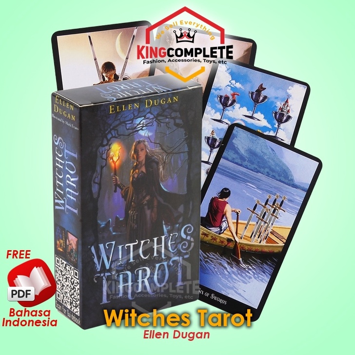 Jual ART V87K Kartu Tarot Witches Tarot Witch Ellen Dugan | Shopee Indonesia