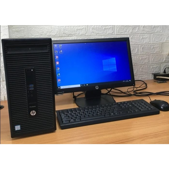 Jual fullset komputer HP ProDesk core i3 gen 6 ram 4GB HDD 500GB Plus ...
