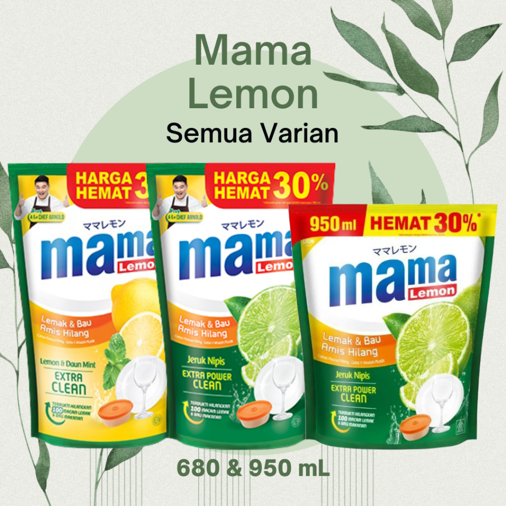 Jual MAMA Lemon Sabun Cuci Piring Jeruk Nipis - Mama Lemon Jeruk Nipis - Mama Lemon Lemon & Daun ...