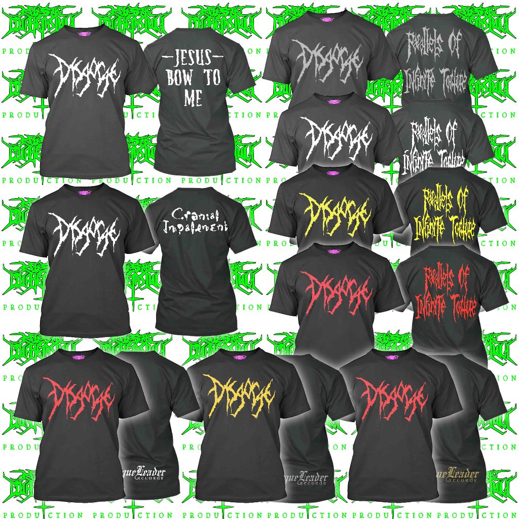 Jual KAOS DISGORGE LOGO PARALLELS OF INFINITE TORTURE BRUTAL DEATH ...