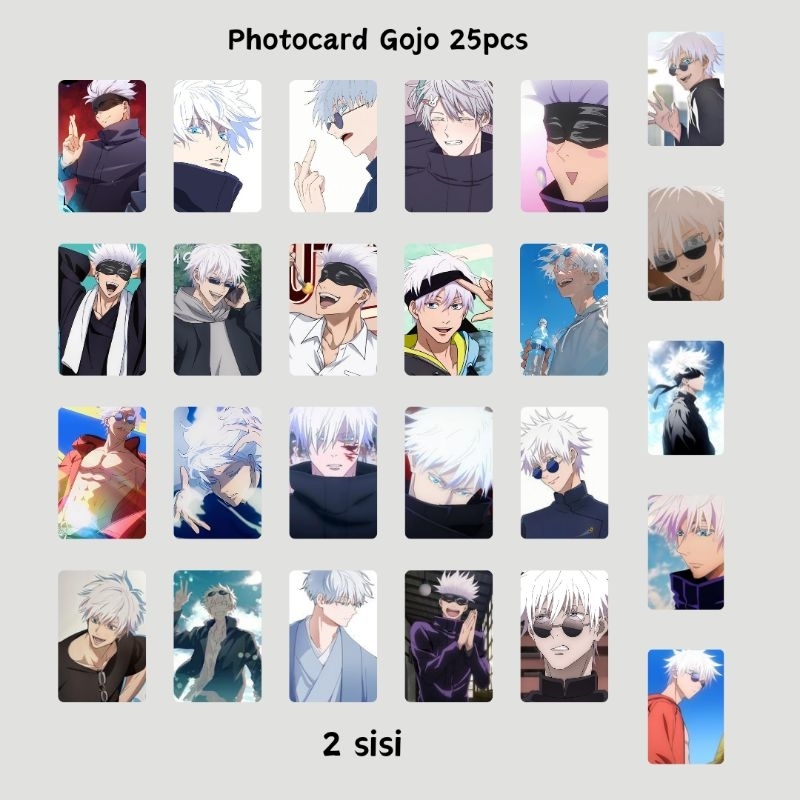 Jual Photocard anime manhwa webtoon jujutsu kaisen gojo Solo Leveling ...
