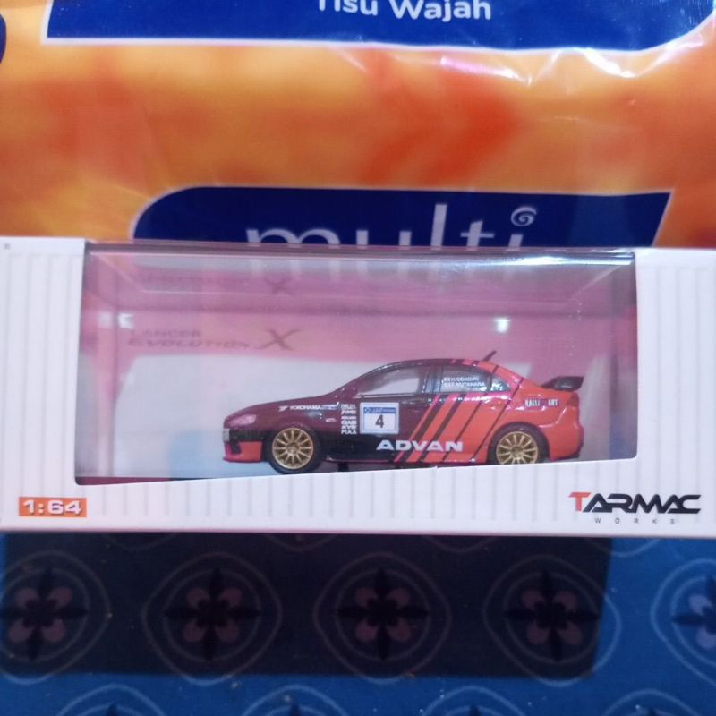 Jual TARMAC MITSUBISHI LANCER EVOLUTION X ADVAN #SEALED | Shopee Indonesia