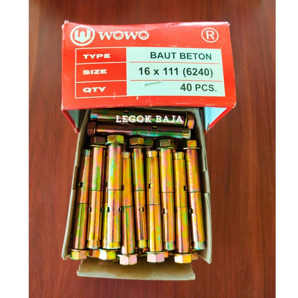Jual Dynabolt WOWO 16x111 Baut Beton Kuat Tajam Eceran 5040 | Shopee Indonesia