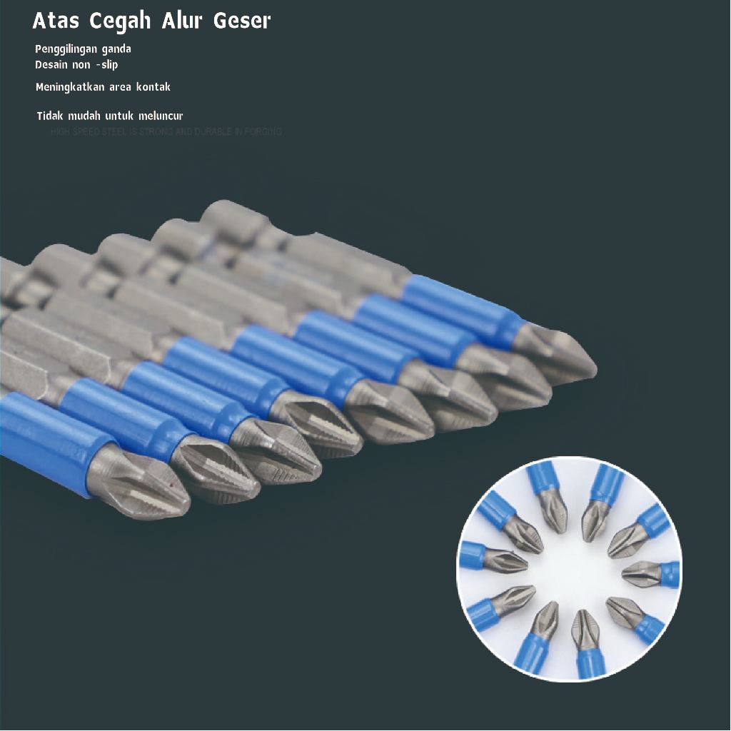 Jual 10pcs Mata Obeng Magnetic Mata Obeng Screwdriver Obeng Hex Obeng ...