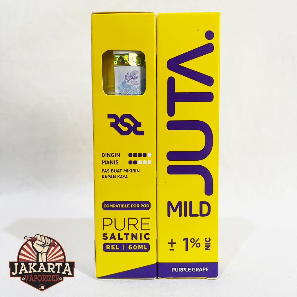 Jual [SALT] JUTA MILD PURPLE GRAPE SALTNIC 60ML 1% BY RSR BREW | Shopee ...