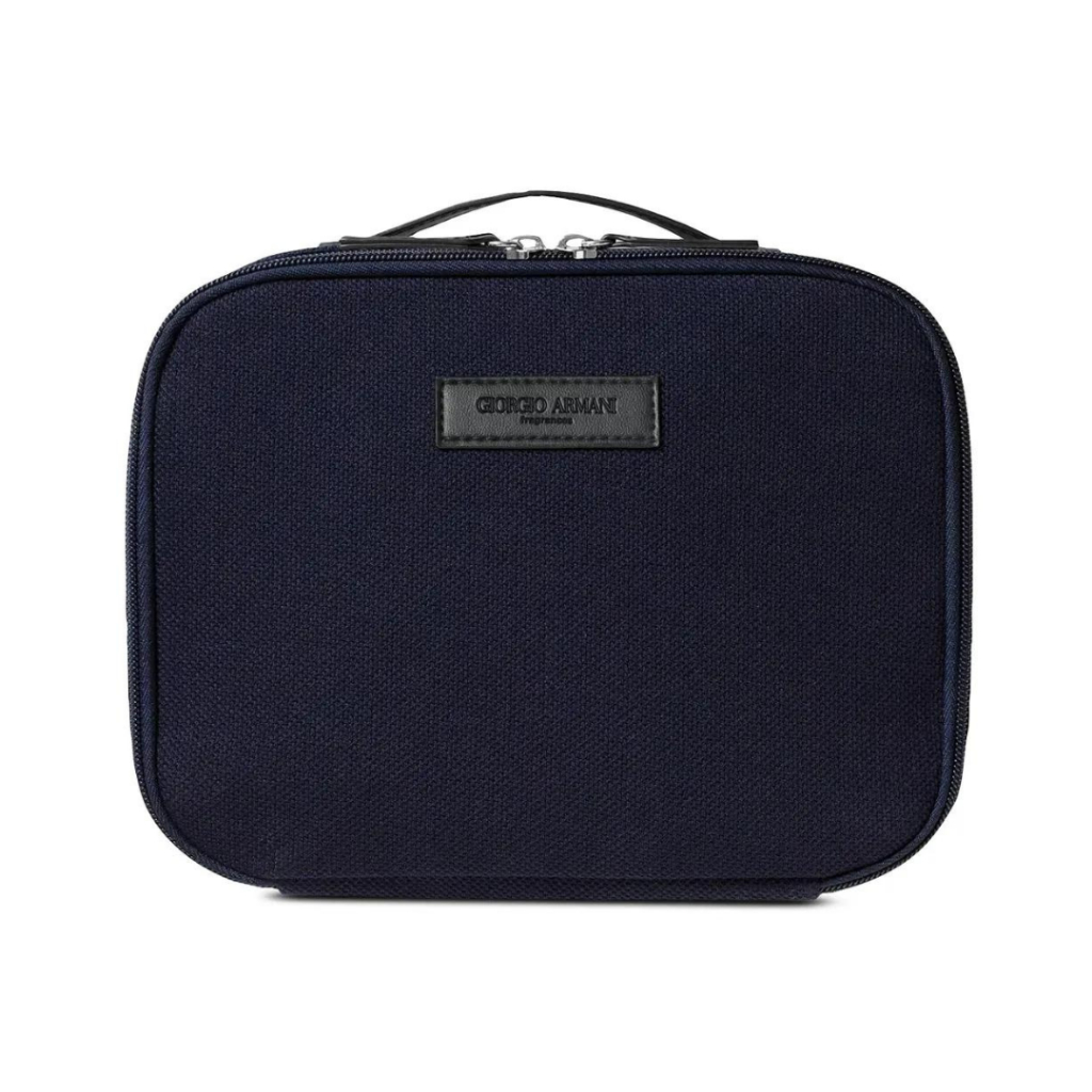 Jual Giorgio Armani Blue Man Bag Travel Pouch | Shopee Indonesia