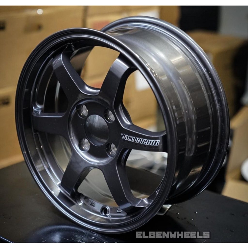 Jual Velg Racing Mobil Volk Rays TE37 Sonic Ring 15 PCD 4x100 Lebar 6.5 ET 40 EJ Titan (Set 4 ...