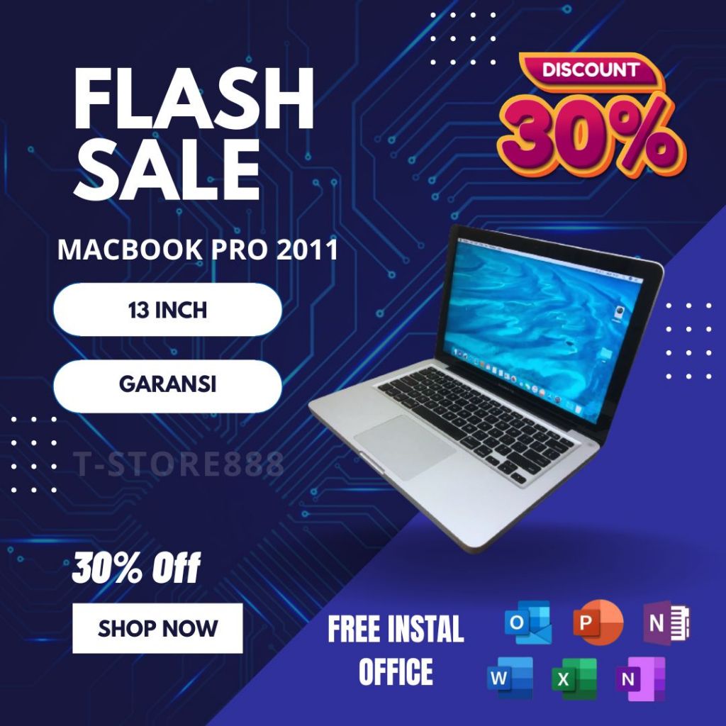 Jual Laptop macbook pro second original 2012 Ram 4 8 GB HDD/SSD 500 128 ...