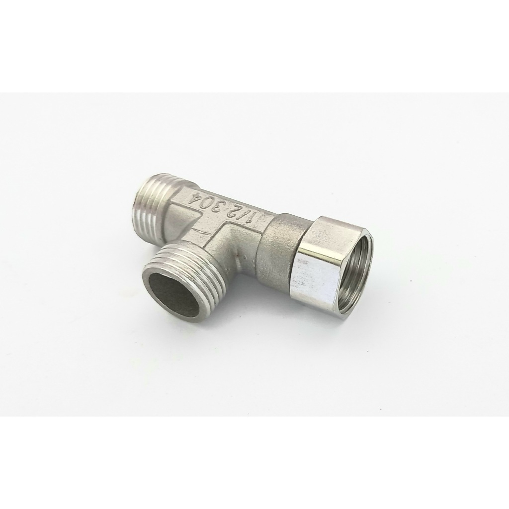Jual Tee Shower 1/2" Stainless | Shopee Indonesia