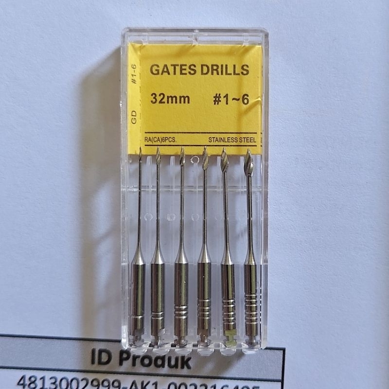 Jual dental burs bor gigi lowspeed gates drill set | Shopee Indonesia