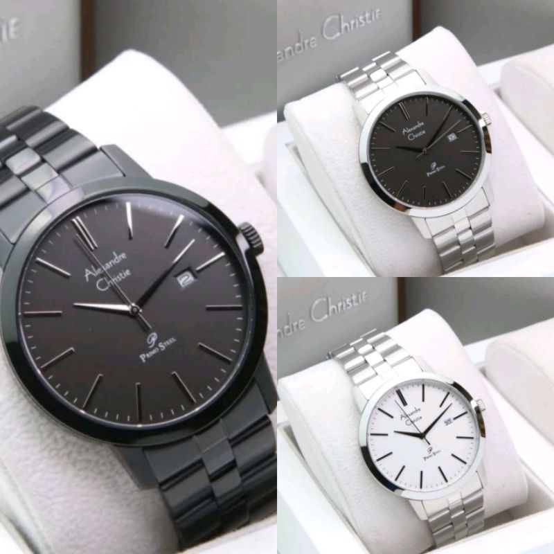 Jual Jam tangan pria Alexandre Christie Ac 1007 md stainless steel ...