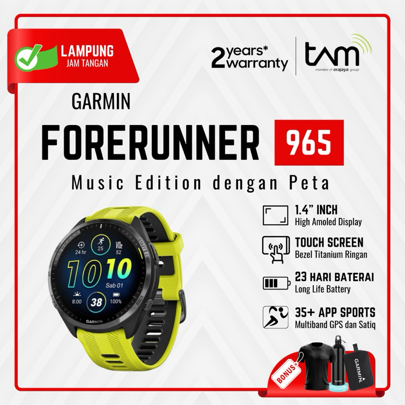 Jual Garmin Forerunner 965 - AMP Yellow | Shopee Indonesia