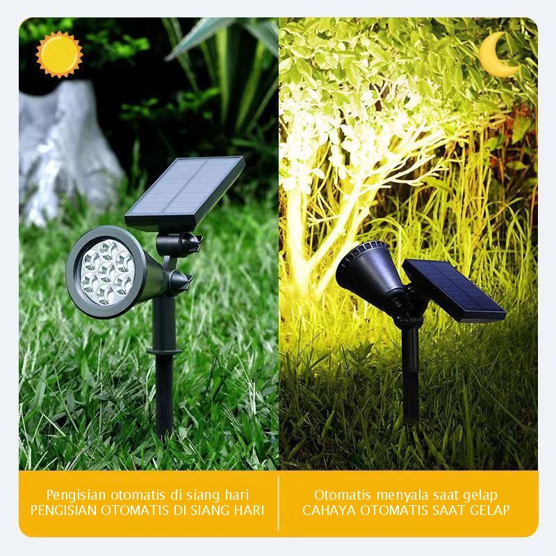 Jual Lampu Taman Tancap Tenaga Surya T- SUN 7 LED Warna Warni Solar ...