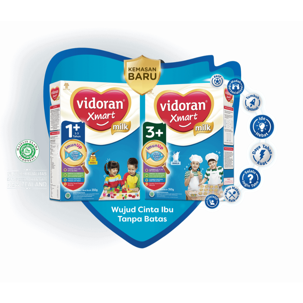 Jual Vidoran Xmart 925gr 1+ Rasa Madu/Vanila | Shopee Indonesia
