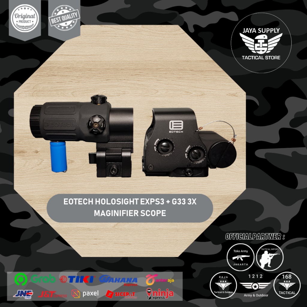 Jual Teleskop EOTECH Holosight EXPS3 + G33 3x Maginifier Scope Original ...