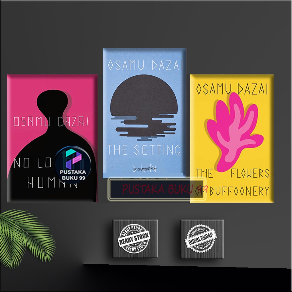 Jual Buku No Longer Human, The Setting Sun, The Flowers of Buffoonery - Osamu Dazai (English ...