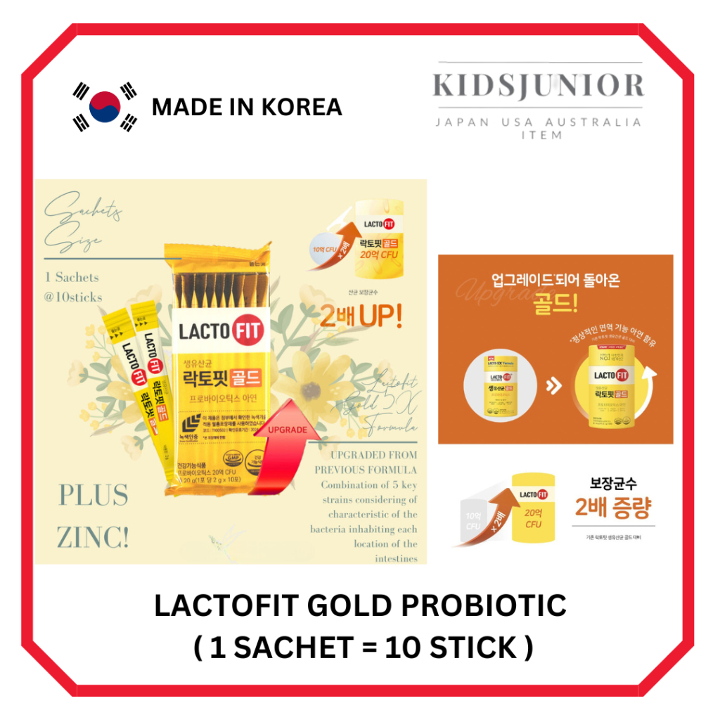 Jual LactoFIT Probiotic Gold original Korea | Shopee Indonesia
