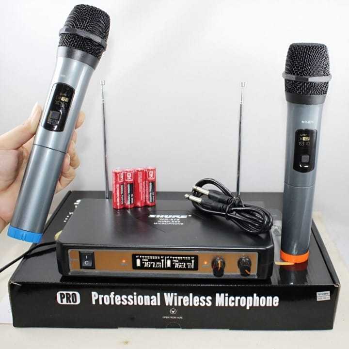 Jual Microphone Wireless WR - 879 VHF Mic Nirkabel Cocok Untuk Vocal ...