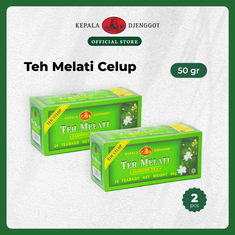 Jual Kepala Djenggot Teh Melati Celup 50gr x 2 pcs - Teh Melati Celup ...