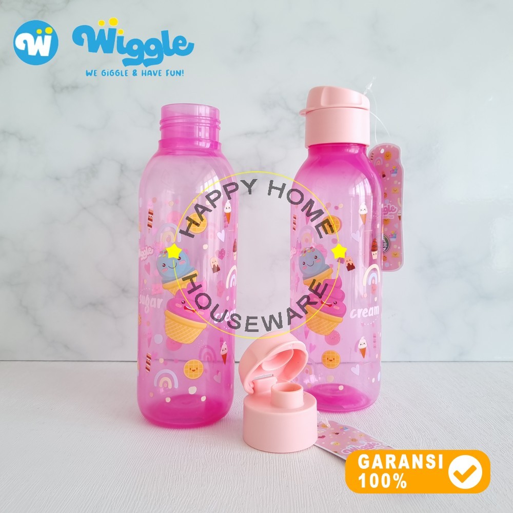 Jual WIGGLE Pink Dessert New Fliptop Bottle 530ml Botol Air Minum Anak ...