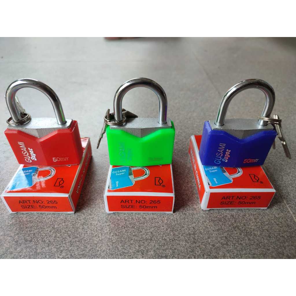 Jual Gembok Warna Warni 30MM 40MM 50MM 60MM | Shopee Indonesia