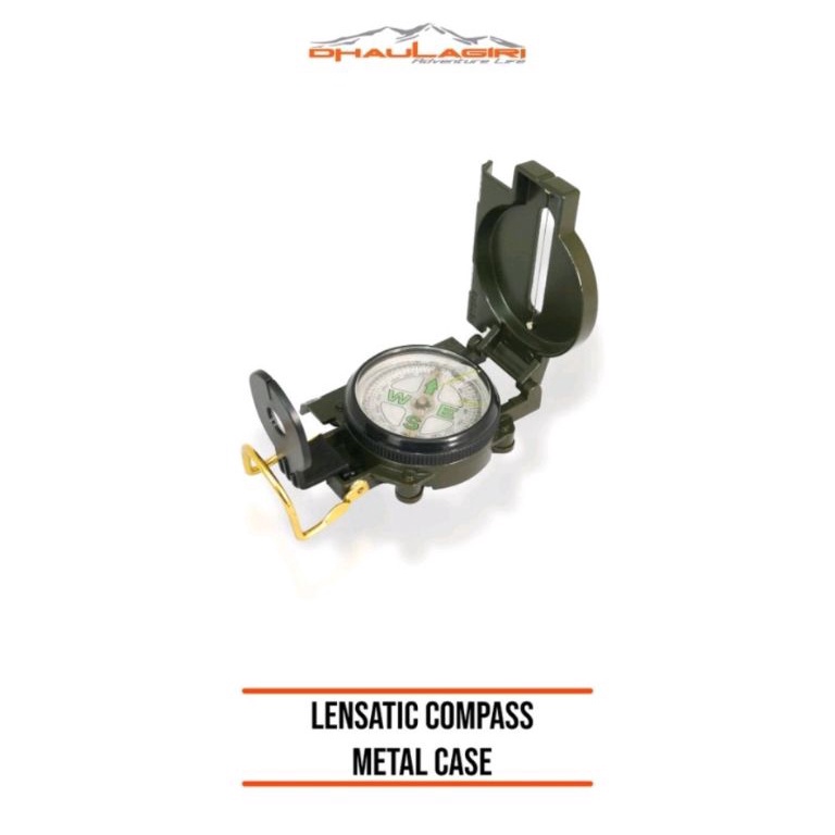 Jual Dhaulagiri Kompas compass lensatic bidik penunjuk arah mata angin ...