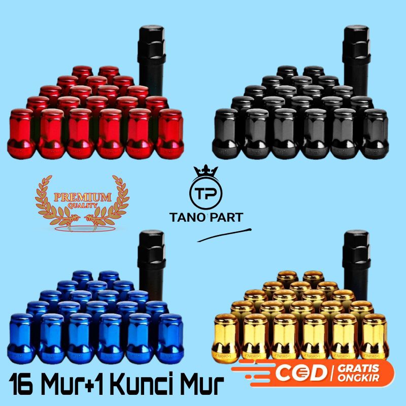 Jual Mur Roda Racing Baut Lugnut Anti Maling Mobil Timor | Shopee Indonesia