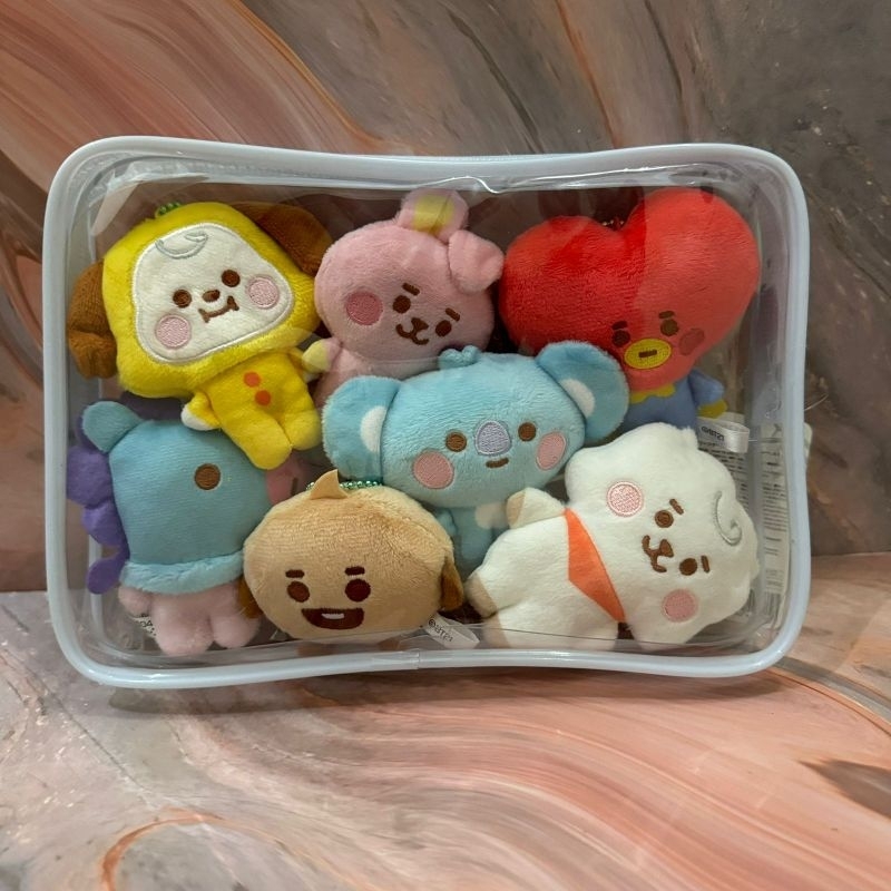 Jual Bt21 fuwa fuwa doll mascot mang rj cooky tata chimmy plush japan | Shopee Indonesia