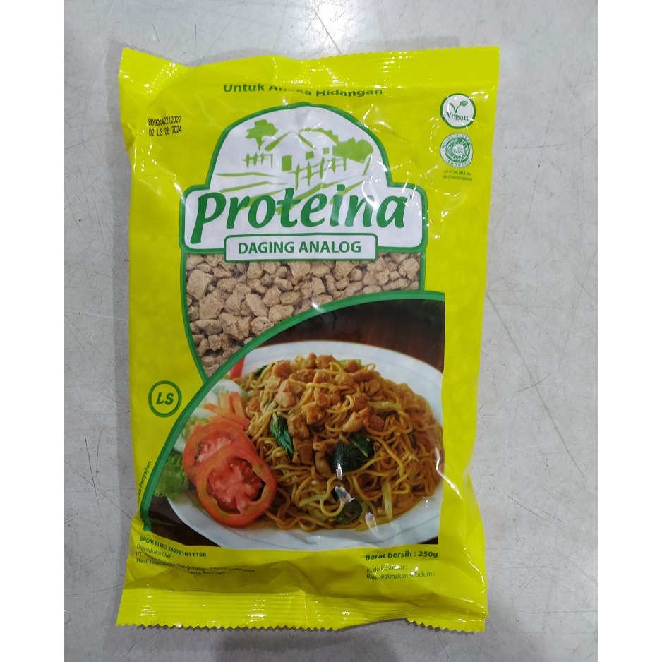Jual Official Shop Proteina LS 25 gram Protein Nabati Daging Nabati ...